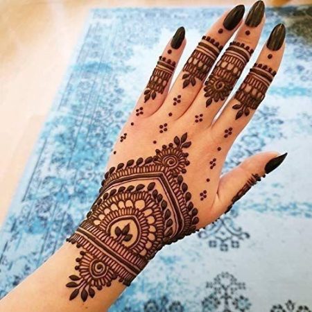 Unique Back hand Bridal Mehndi Design - Wedding Secrets