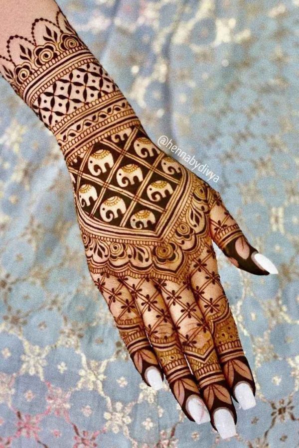 Unique Back hand Bridal Mehndi Design - Wedding Secrets
