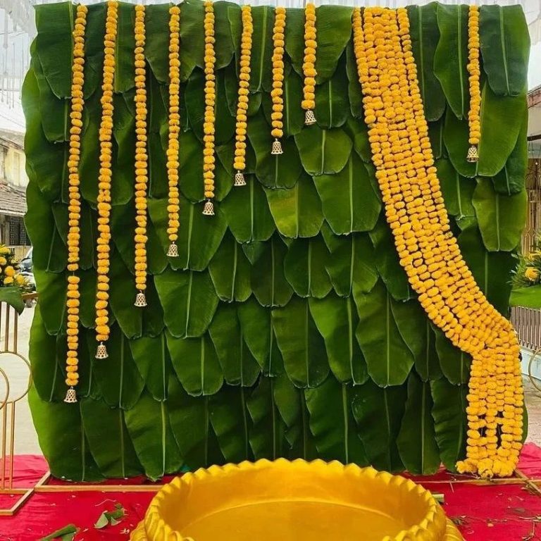 Beautiful & budget-friendly haldi decoration ideas at home - Wedding Secrets