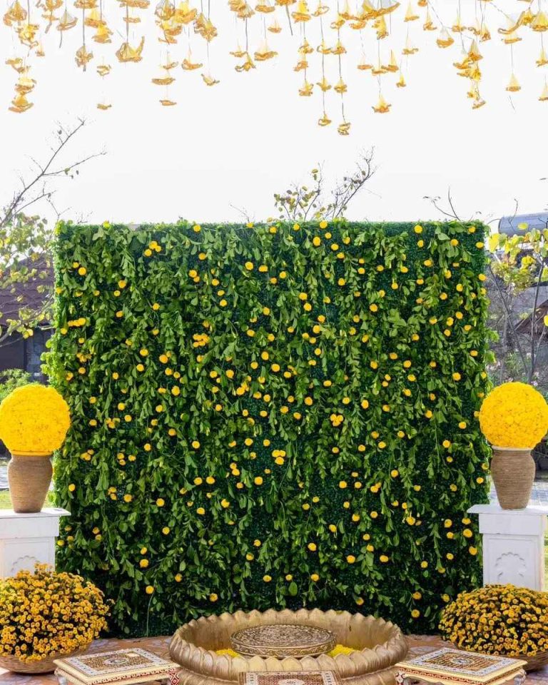 Simple Haldi Decor Ideas - Wedding Secrets