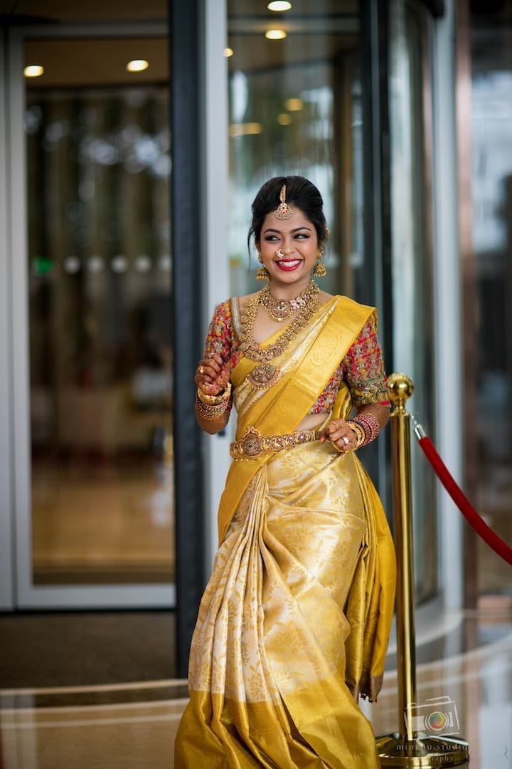 Top 35 Yellow Wedding Saree Wear, India - Wedding Secrets