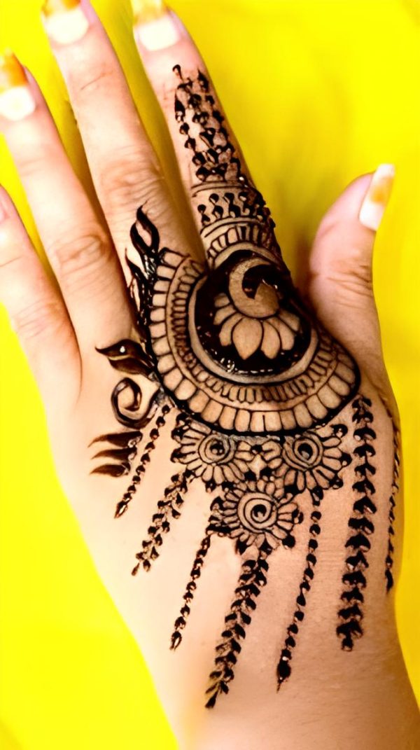 23 Unique Back Hand Finger Mehndi Designs - Wedding Secrets