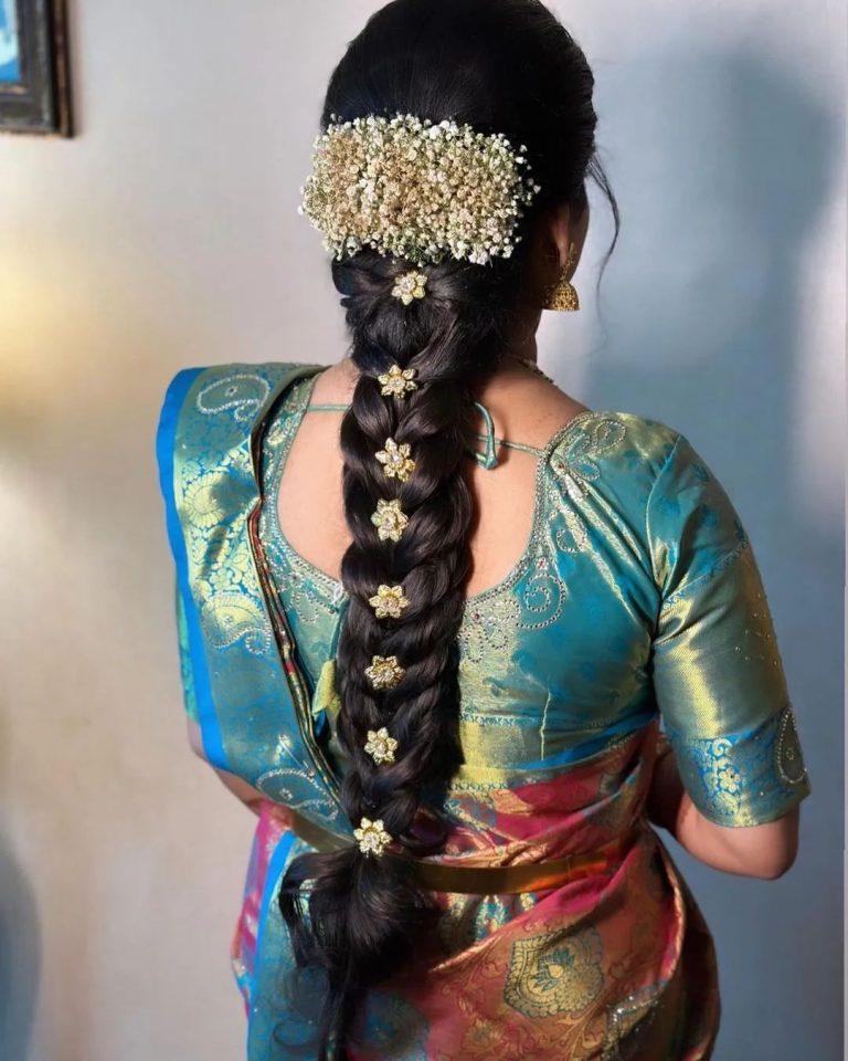 20+ Indian bridal hairstyles for reception night! - Wedding Secrets