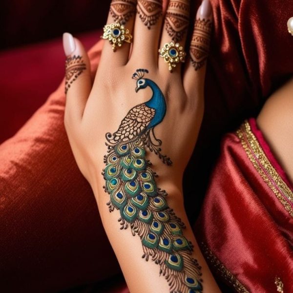 Unique Back hand Bridal Mehndi Design - Wedding Secrets